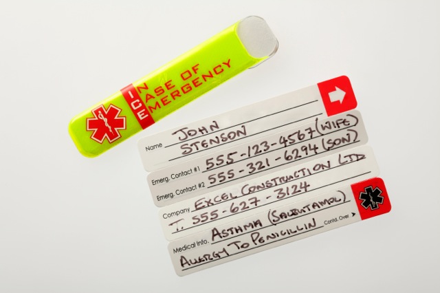 Vital ID Hard Hat ID Tag | ICE Tags for Hard Hats | Free UK Delivery